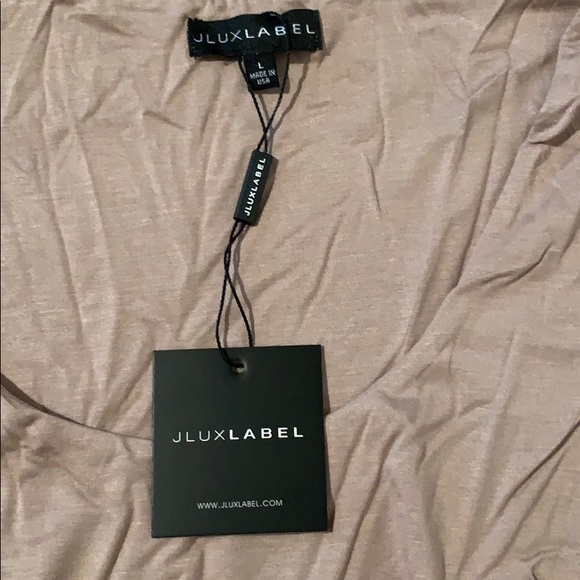 JLUXLABEL | Tops | Nwt Jluxlabel Taupe Aimee Jluxbasix Long Sleeve To ...